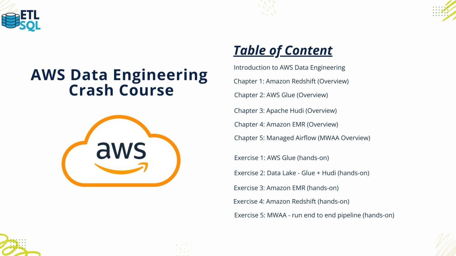 Aws Data Engineering Crash Course Etl Sql